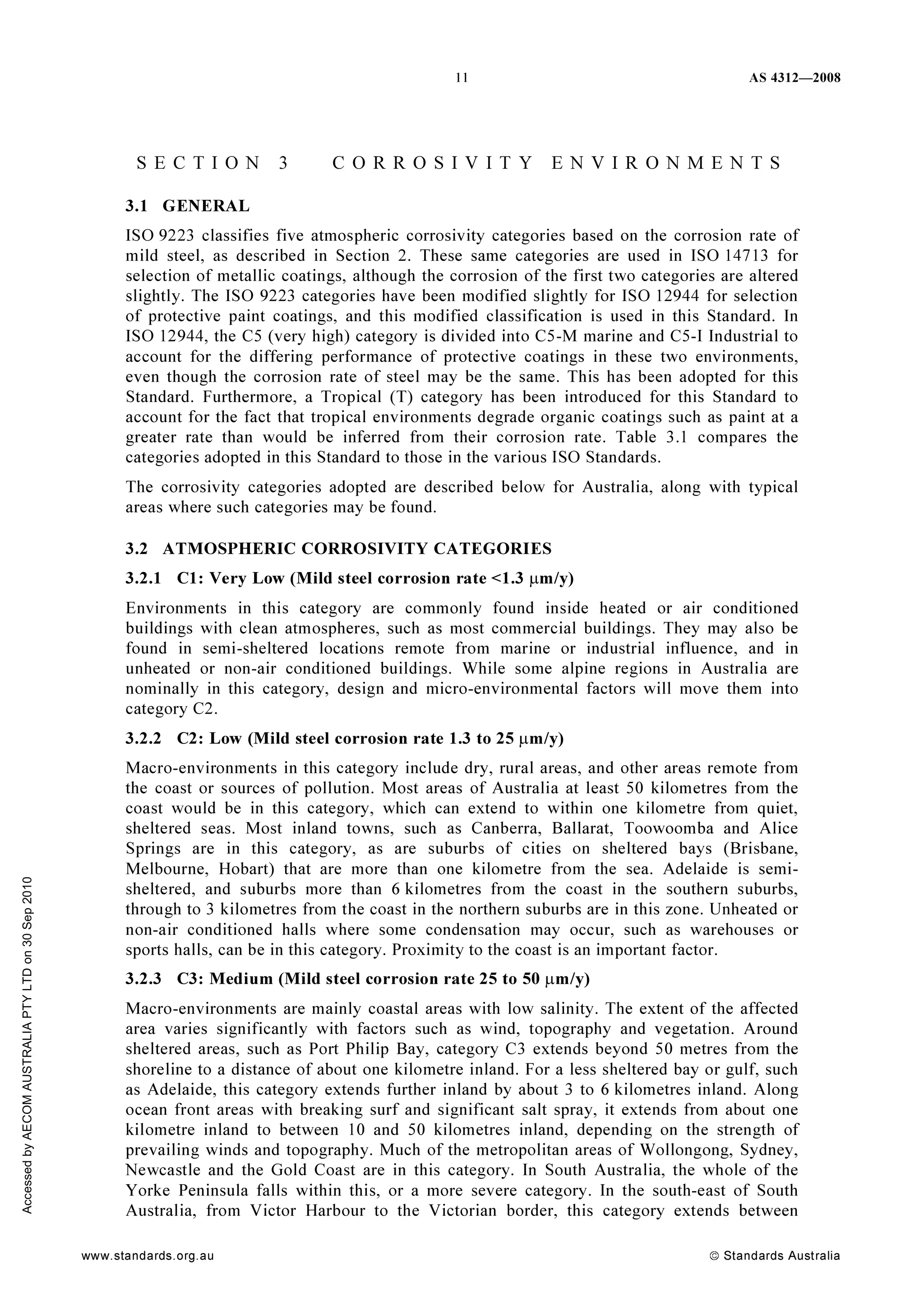 As 4312; 2008 atmospheric corrosivity-zones-in-australia | PDF