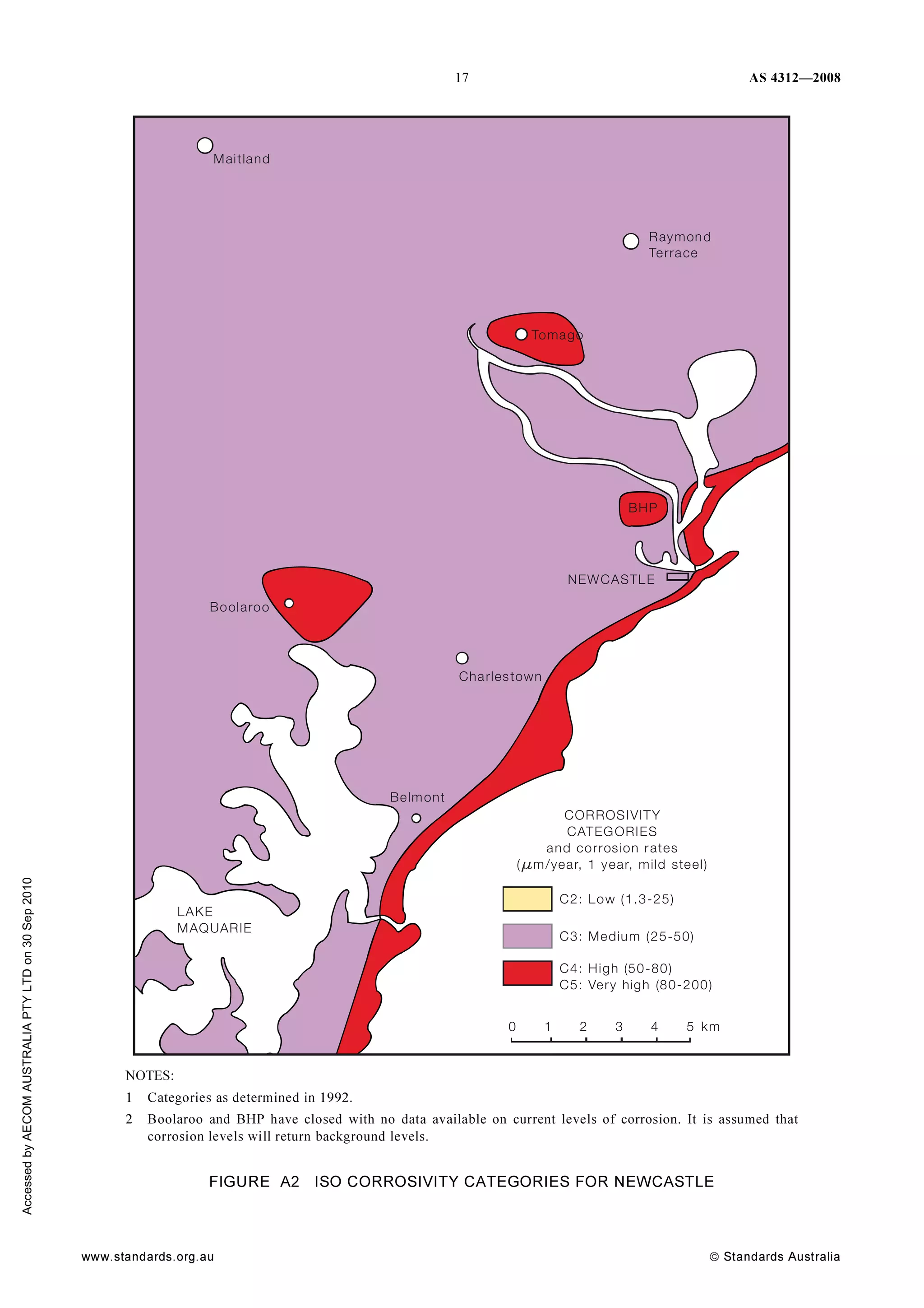 As 4312; 2008 atmospheric corrosivity-zones-in-australia | PDF