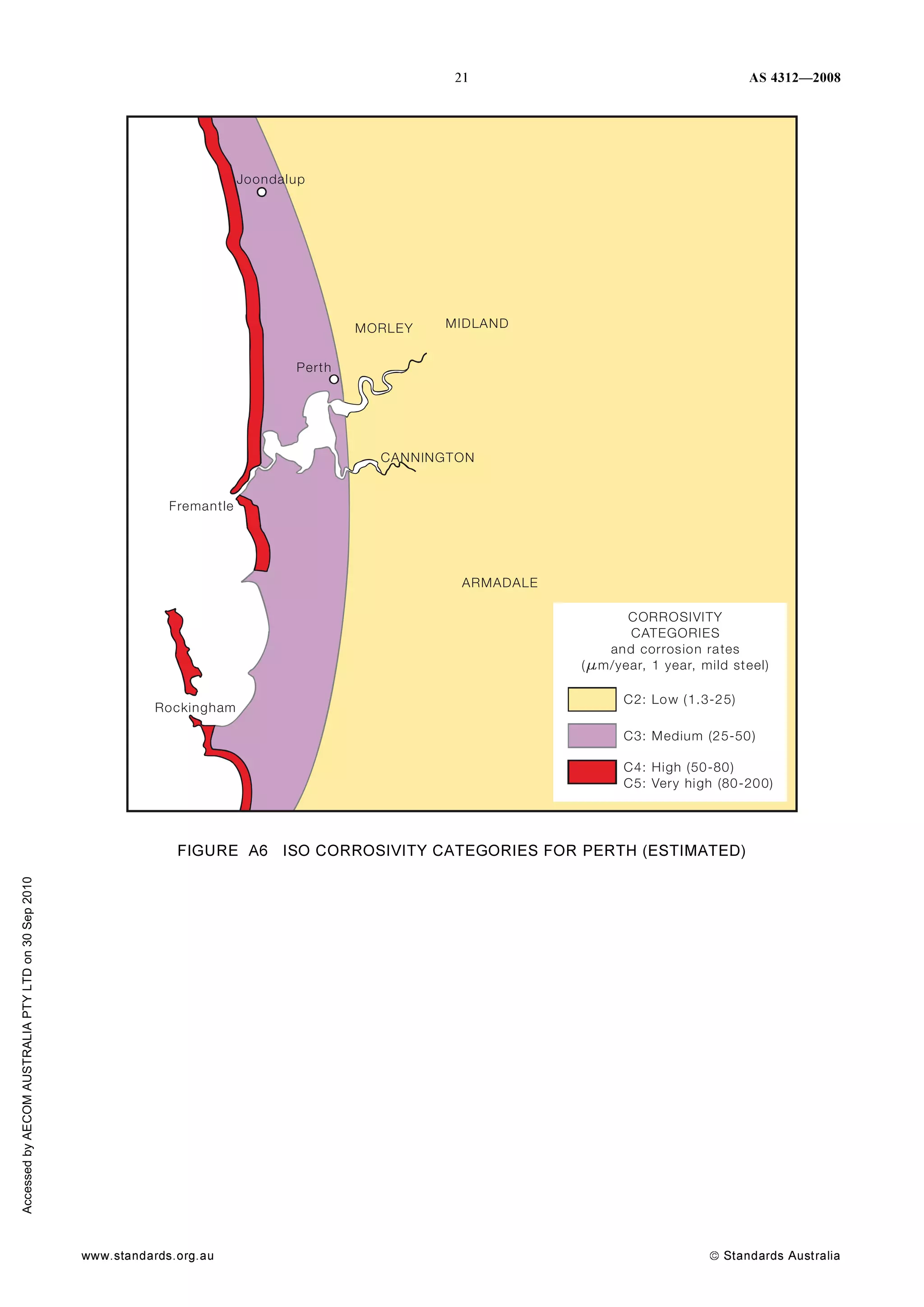 As 4312; 2008 atmospheric corrosivity-zones-in-australia | PDF