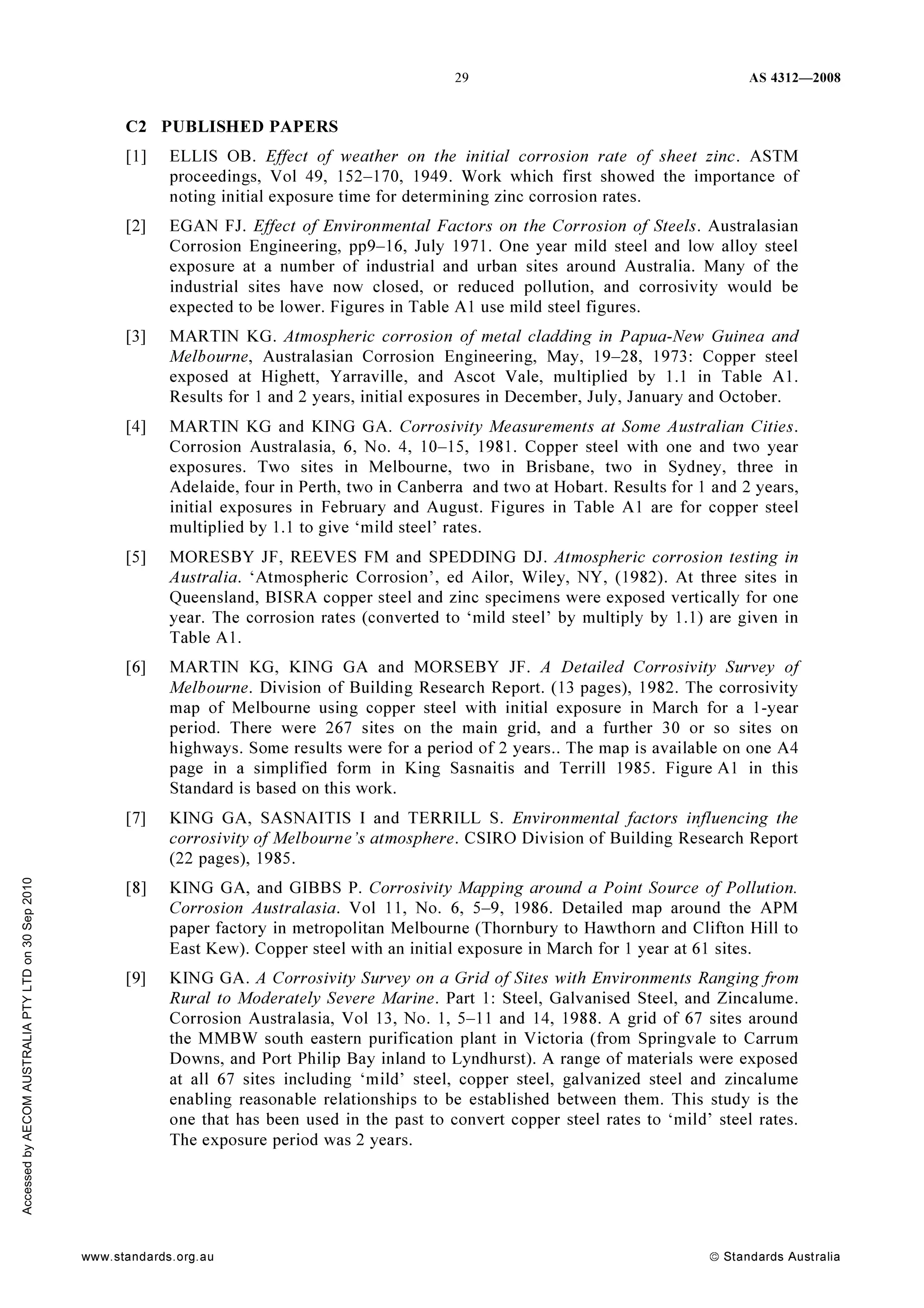 As 4312; 2008 atmospheric corrosivity-zones-in-australia | PDF