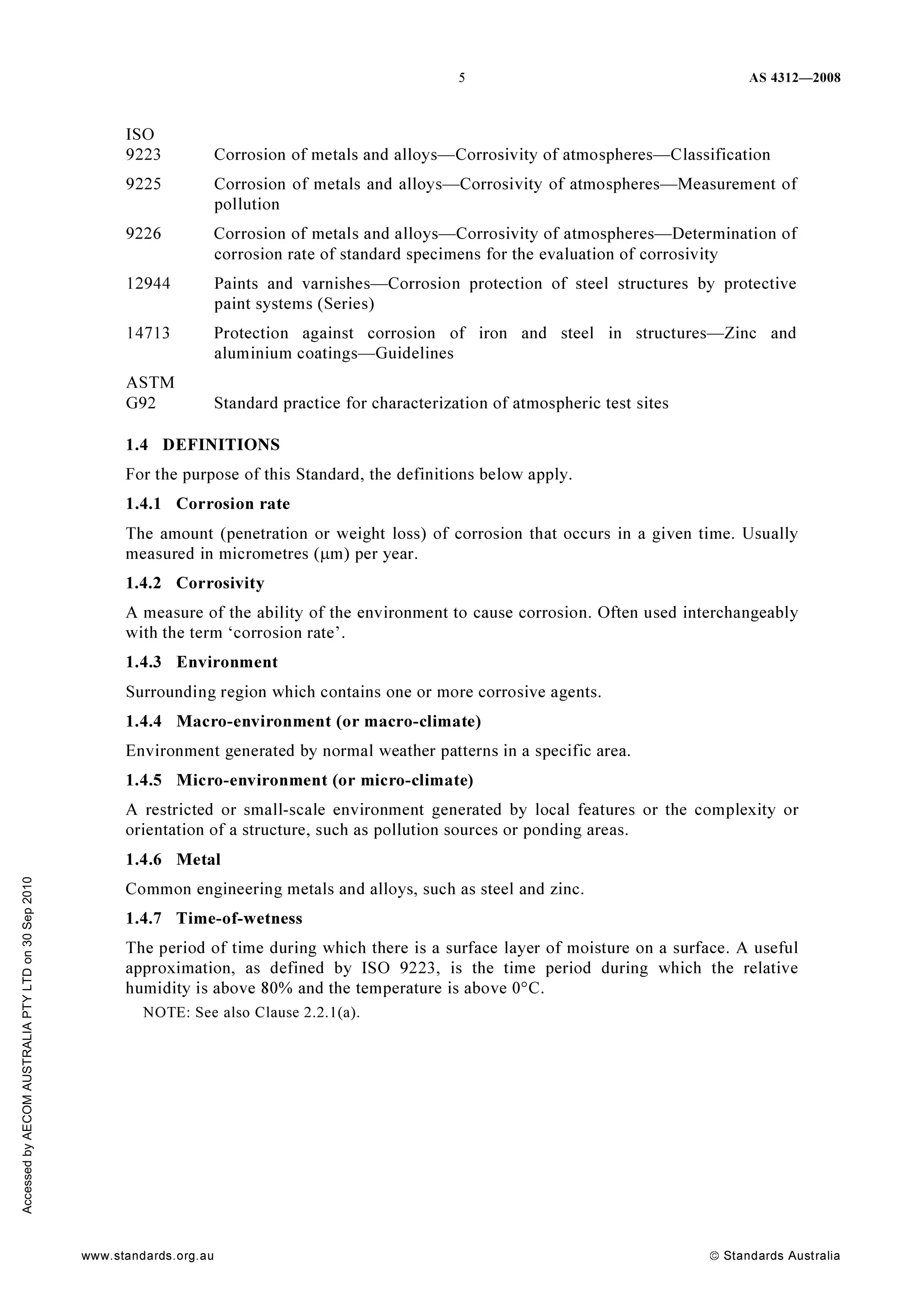 As 4312; 2008 atmospheric corrosivity-zones-in-australia | PDF