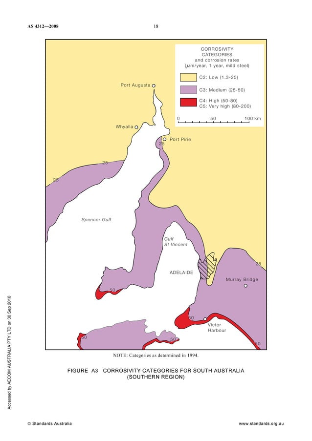 As 4312; 2008 atmospheric corrosivity-zones-in-australia | PDF