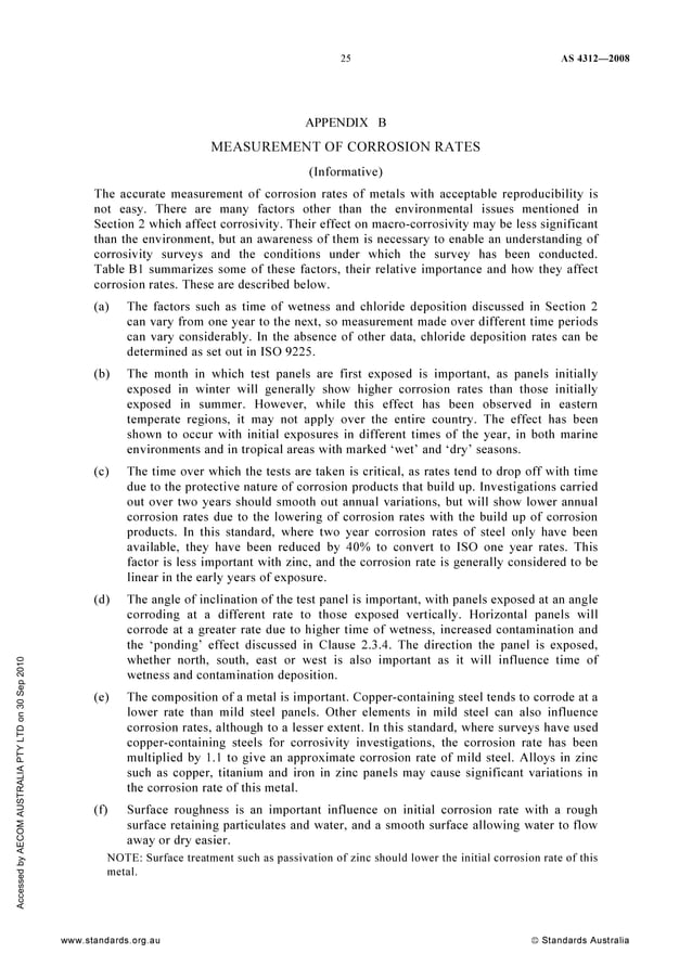 As 4312; 2008 atmospheric corrosivity-zones-in-australia | PDF