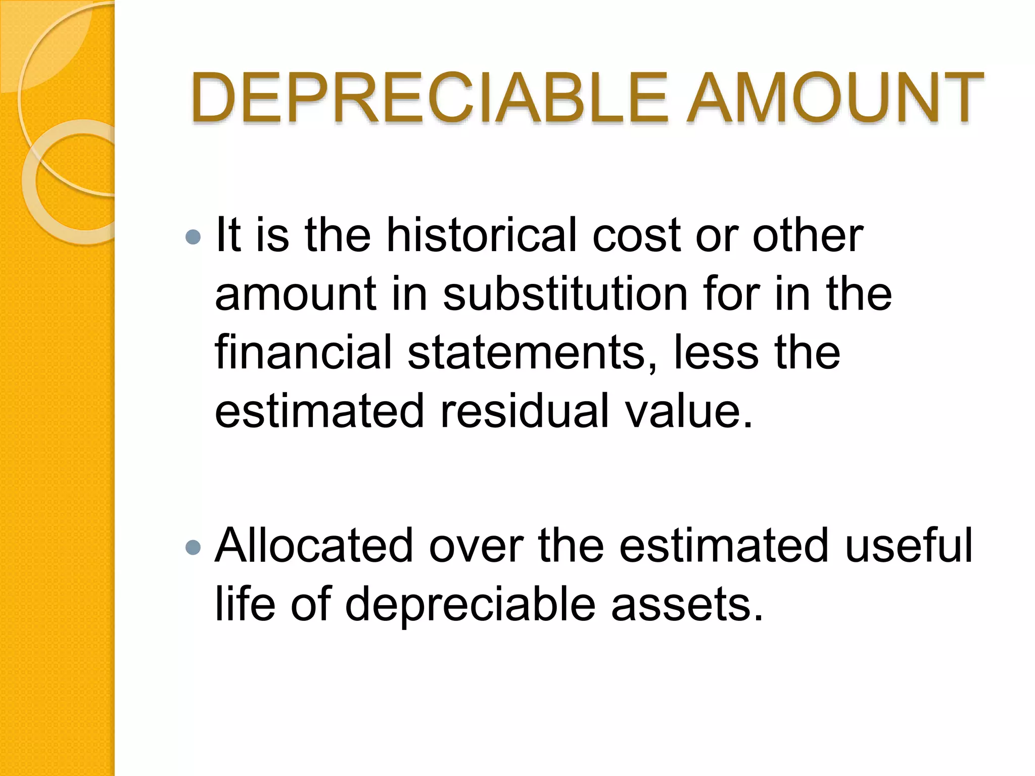 As – 6 Depreciation Accounting | PPTX