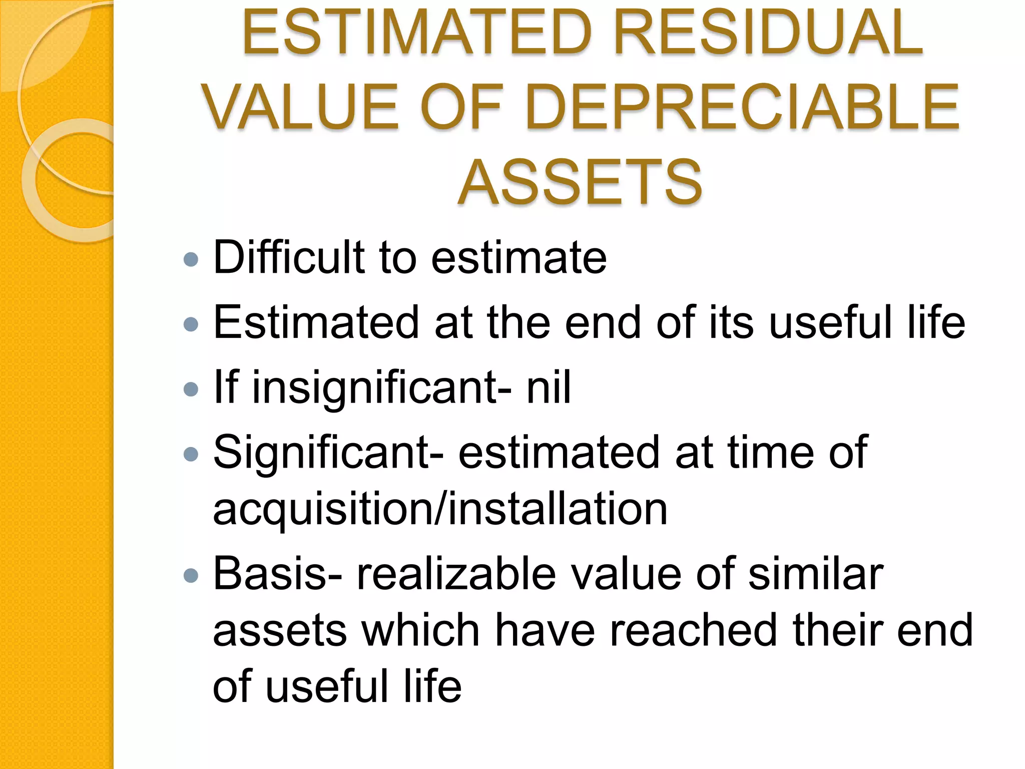 As – 6 Depreciation Accounting | PPTX