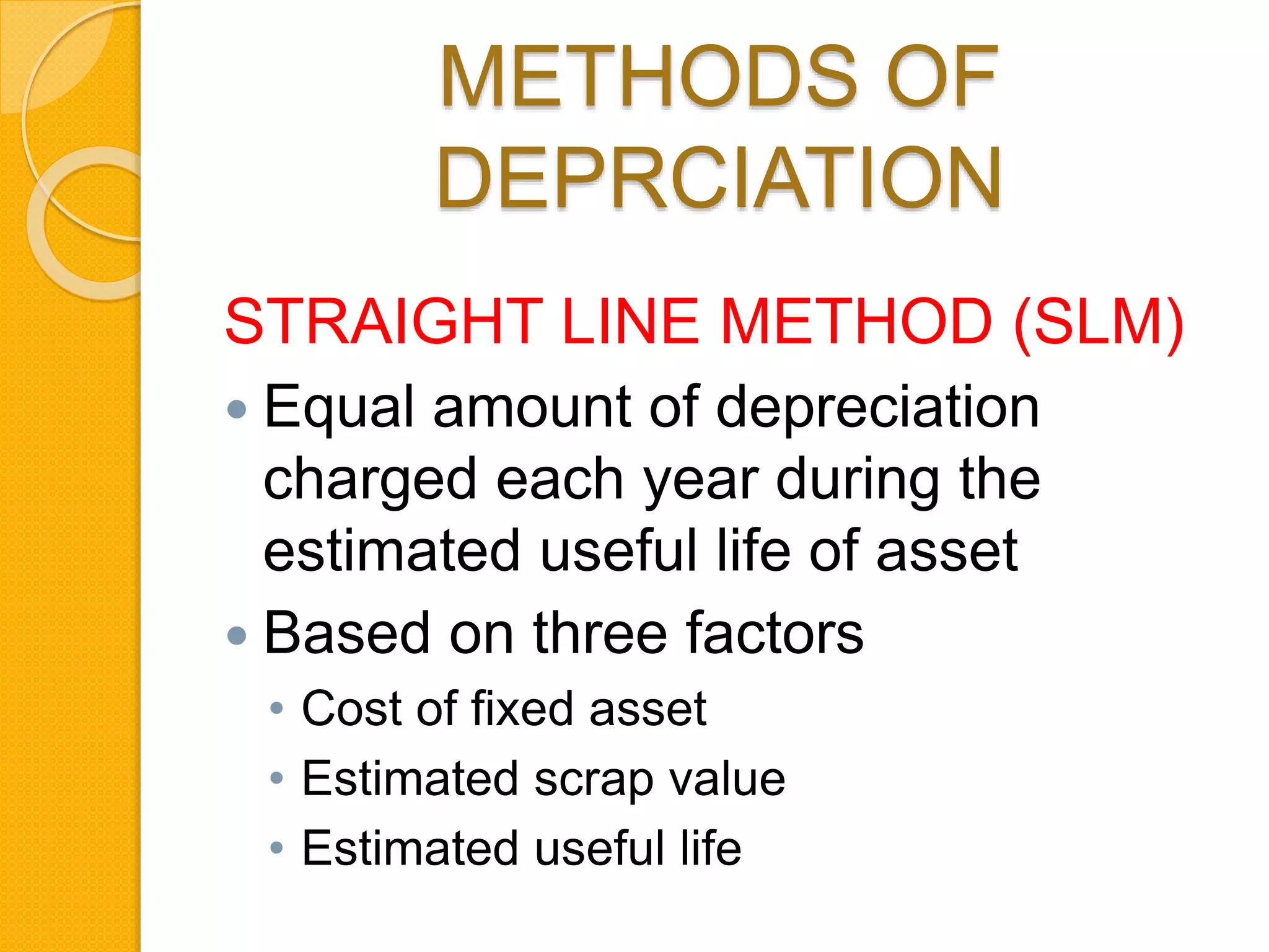 As – 6 Depreciation Accounting | PPTX