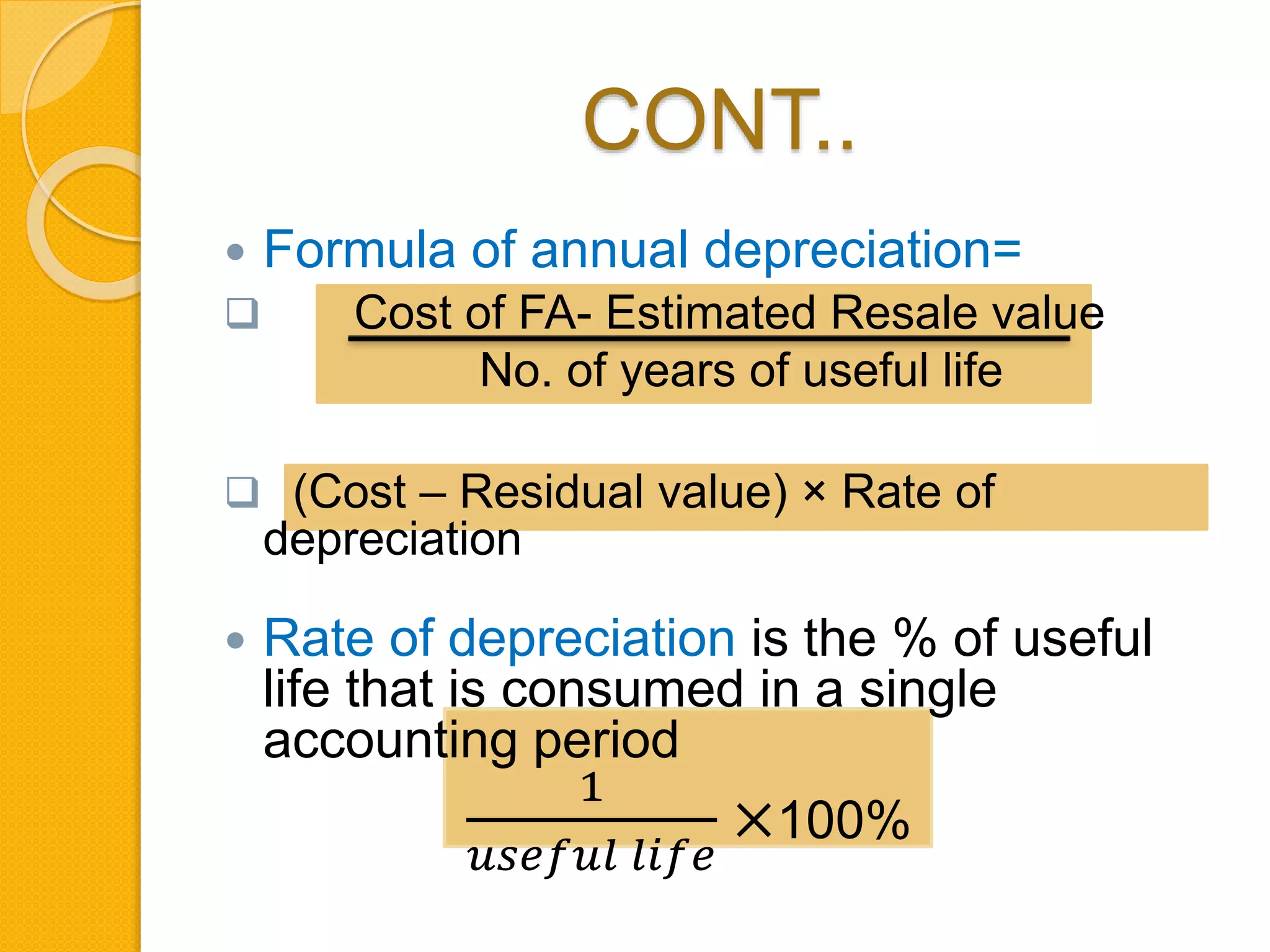 As – 6 Depreciation Accounting | PPTX