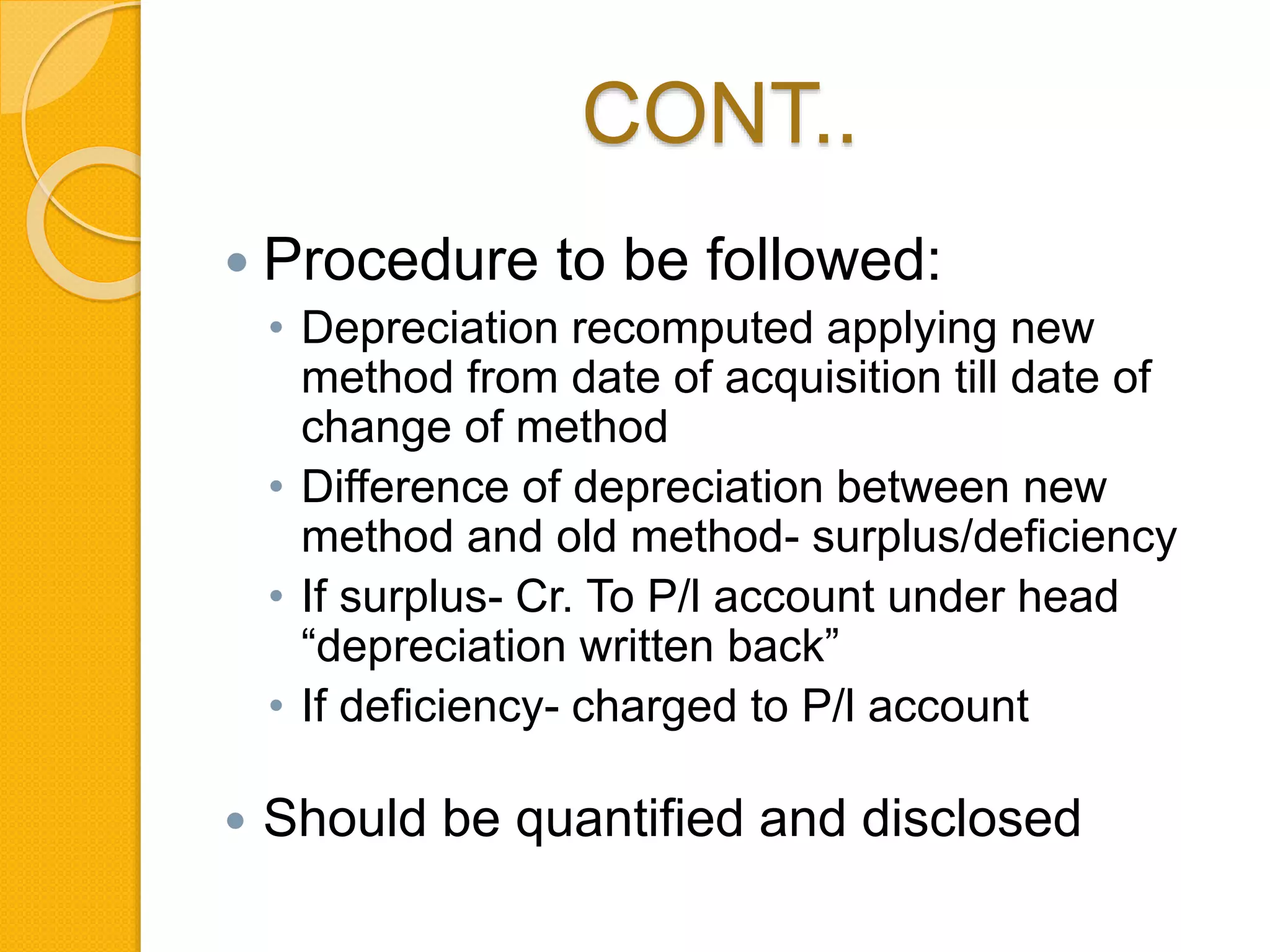 As – 6 Depreciation Accounting | PPTX