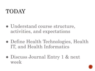 Class 1 slides | PPT