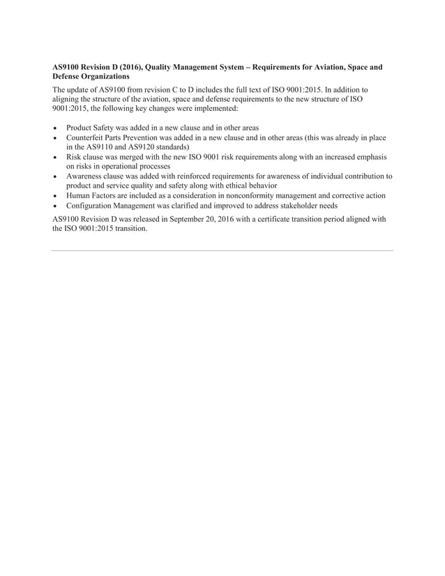 AS 9100.pdf | Aviation Industry | Industries
