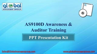 AS9100 Auditor Training Presentation Kit | PPTX