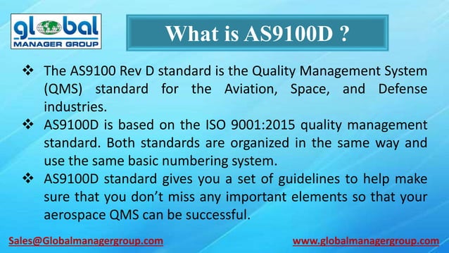 AS9100 Auditor Training Presentation Kit | PPTX