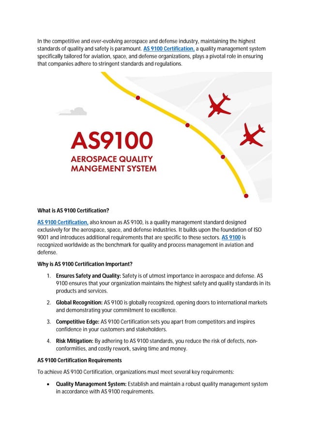 AS 9100 Certification for the Aerospace Industry.pdf