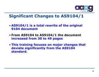 As9104 1 changes auditing tim lee 3-12-12 | PDF