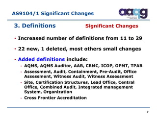 As9104 1 changes auditing tim lee 3-12-12 | PDF