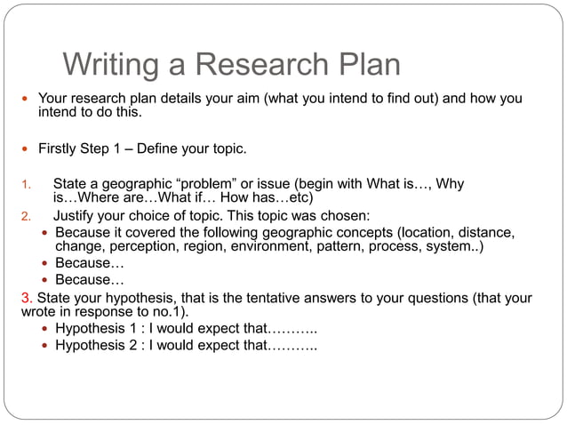 As91244 intro to research plan | PPT