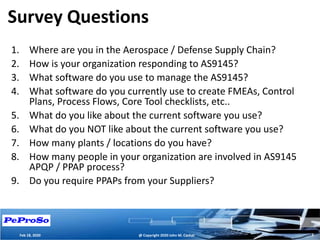 As9145 readiness survey initial results feb 18 2020 cachat | PPT