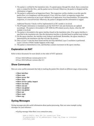 Asa packet-flow-00 | PDF