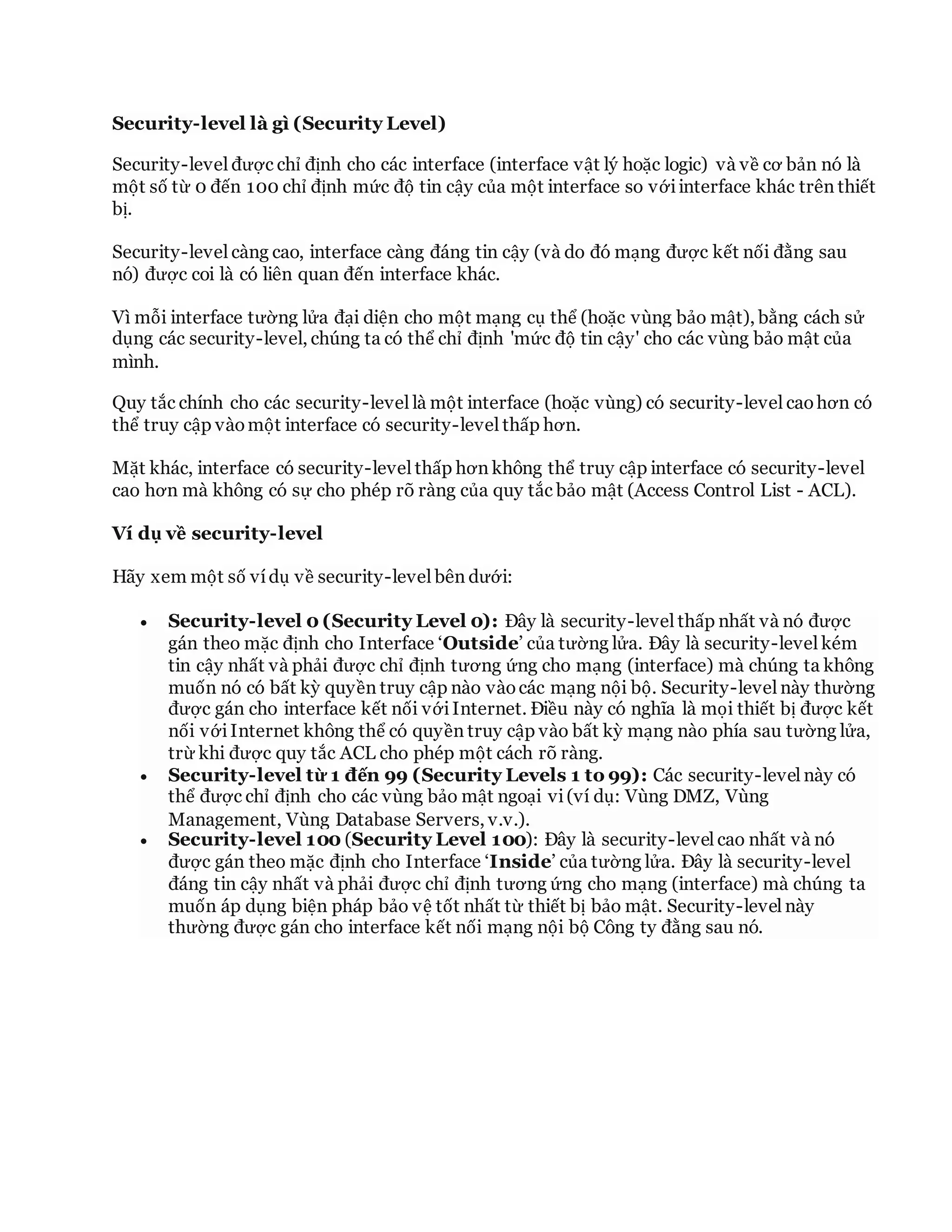 Asa security-level | DOCX