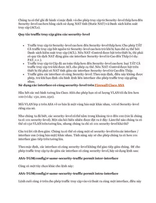 Asa security-level | PDF
