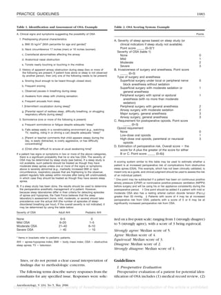 Artigo - Practice Guidelines for the Perioperative Management of ...