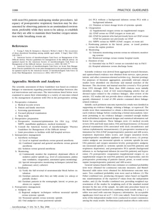 Artigo - Practice Guidelines for the Perioperative Management of ...