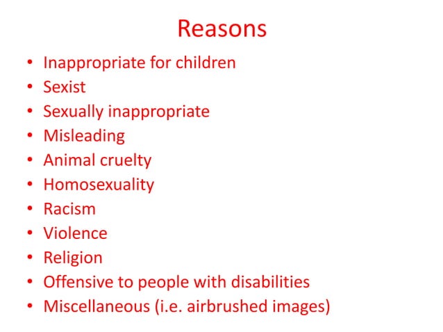 ASA – Advertising Standards Authority | PPTX | Nutrition | Healthy Living