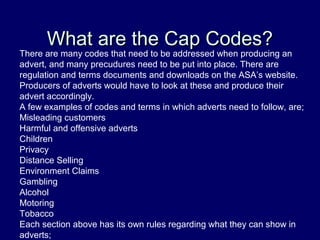 Asa and cap codes | PPT