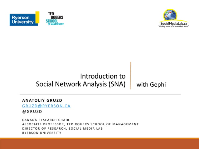 Introduction to Social Network Analysis | PDF | Social Networking ...