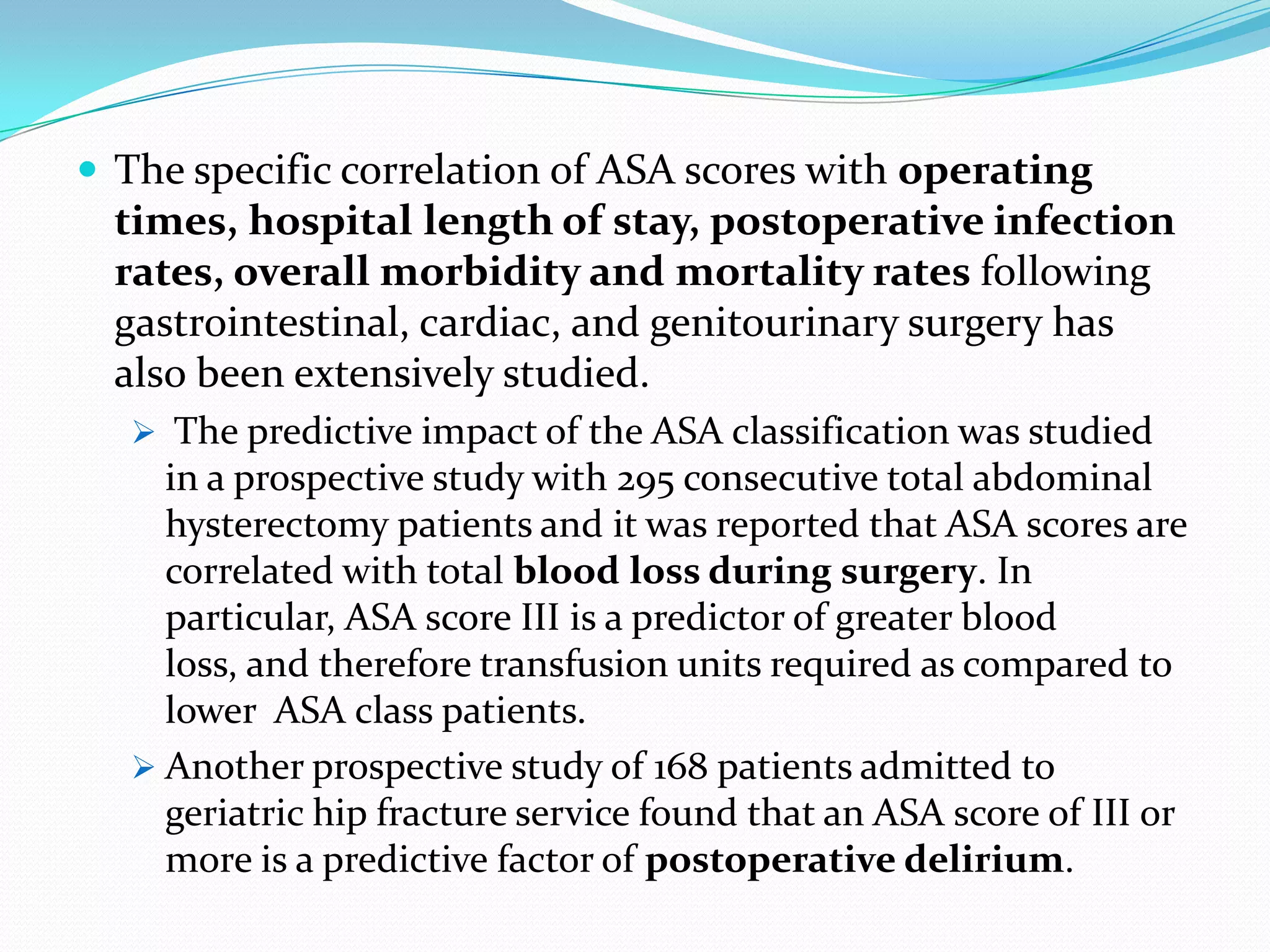 Asa classification | PPTX