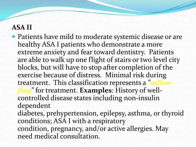 Asa classification | PPTX