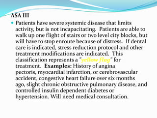 Asa classification | PPTX