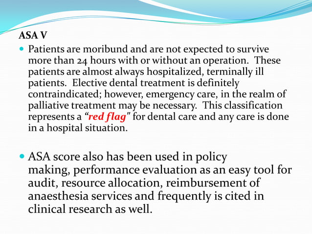 Asa classification | PPTX
