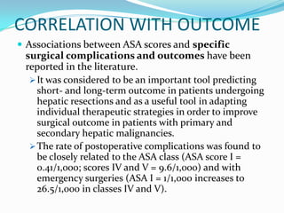 Asa classification | PPTX