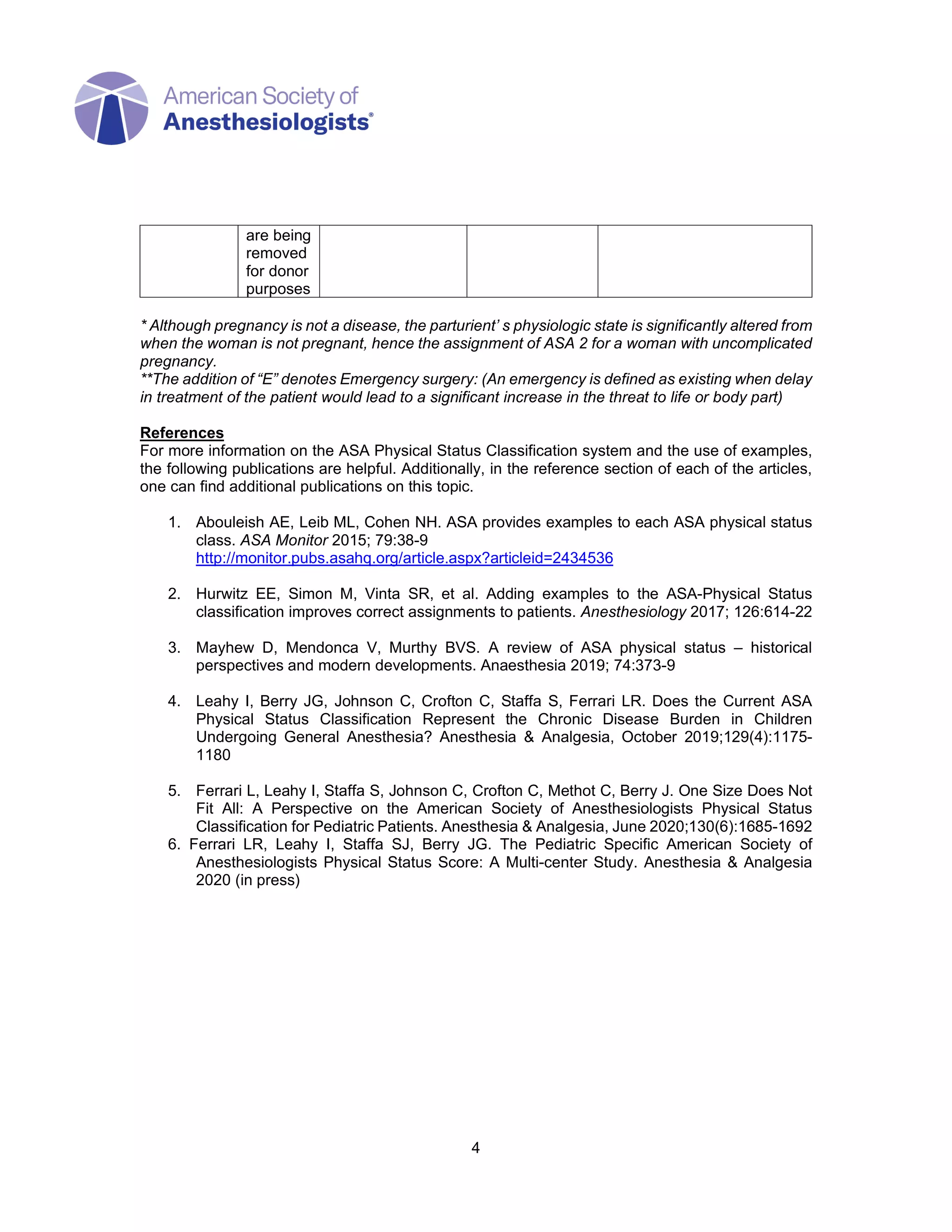 Asa classification (december 2020) (1) | PDF