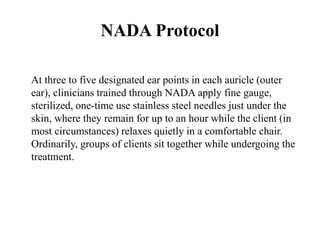 ASA conference 2015 NADA protocol | PPTX
