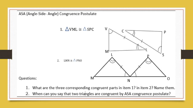 ASA CONGRUENCE POSTULATE for Grade 8.pptx