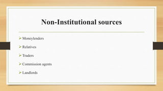 Agriculture credit | PPTX | Business Loans | Business Banking & Finance