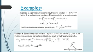Wave function | PPTX