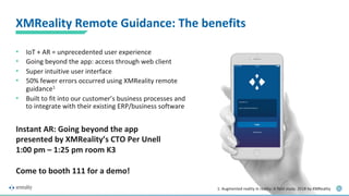 Johan Castevall (XM REALITY): Augment IoT with AR to Empower Your Staff ...