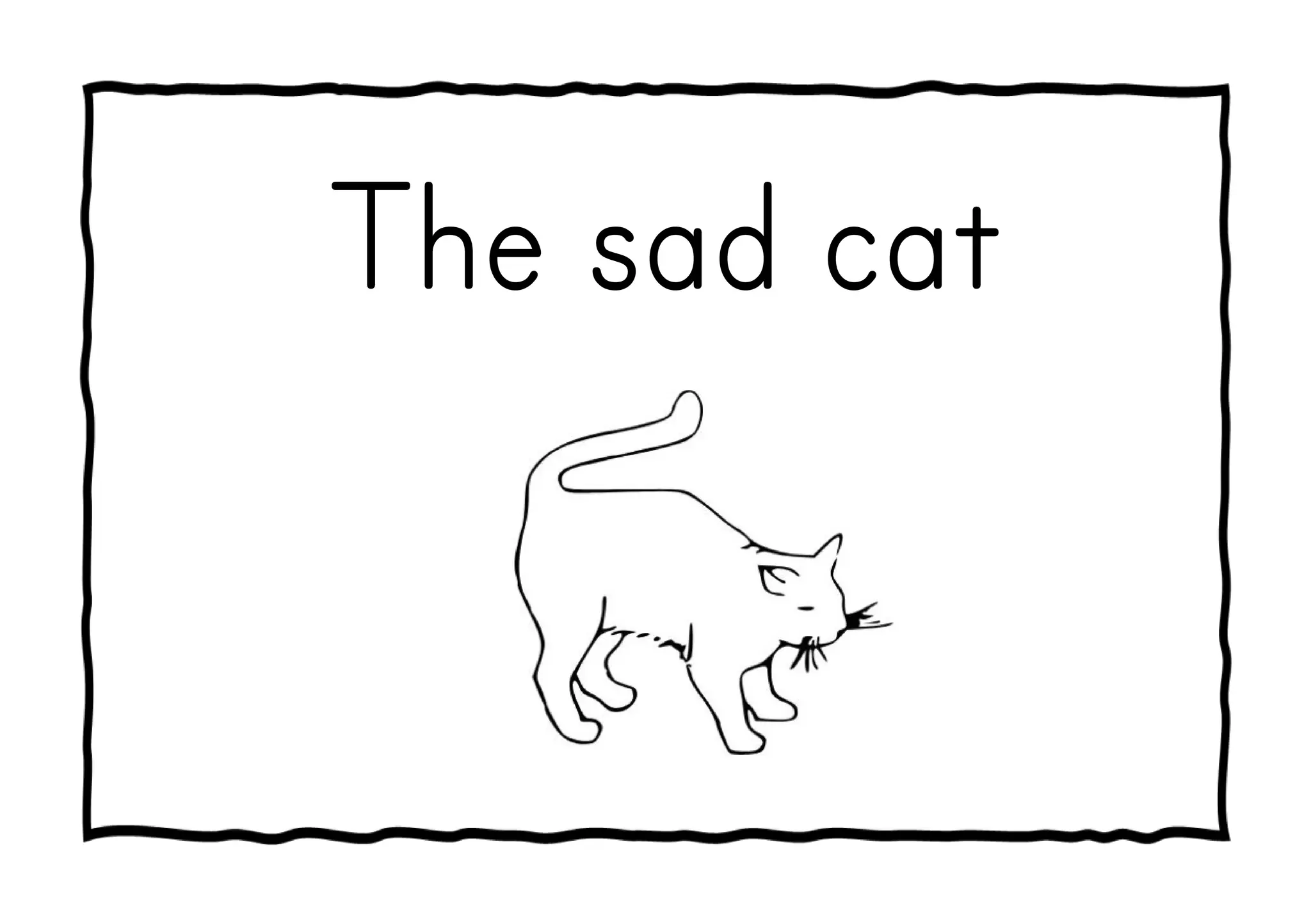 Basic Simple Book pdf Reading A Sad black Cat Bk.pdf