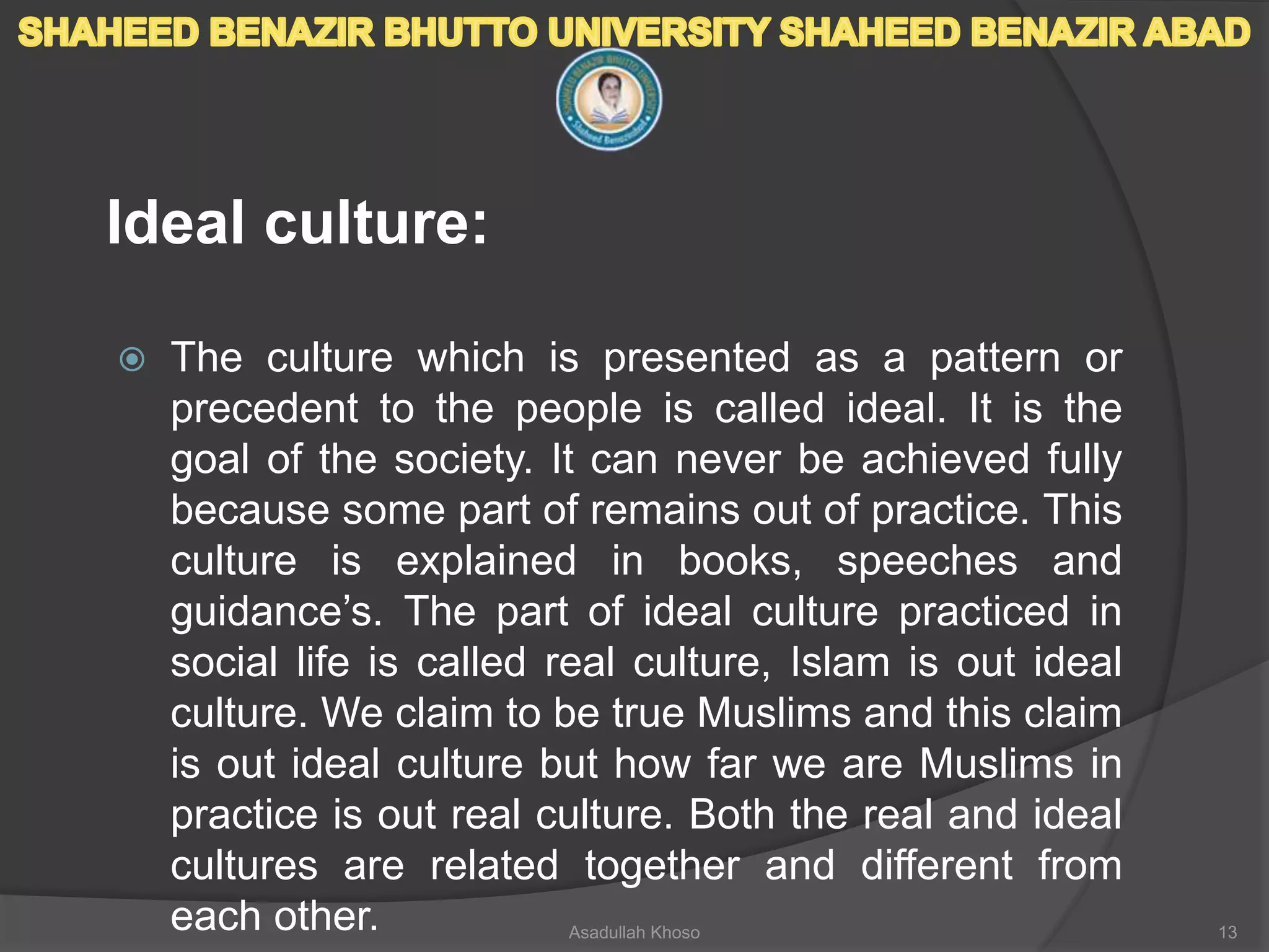 what is culture and it's types by sadam Hussain 129 | PPT
