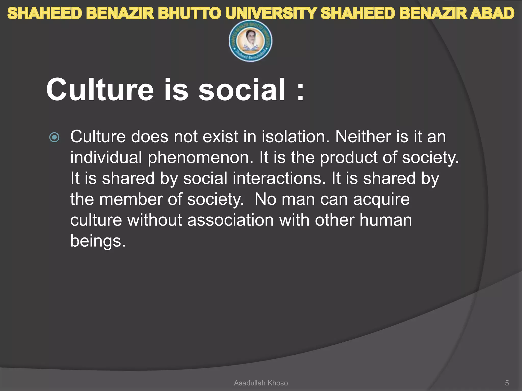 what is culture and it's types by sadam Hussain 129 | PPT