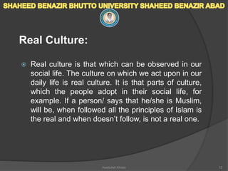 what is culture and it's types by sadam Hussain 129 | PPT