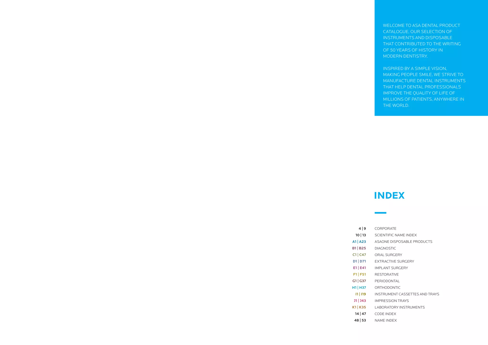 Catalog instrumente dentare Asa Dental | PDF