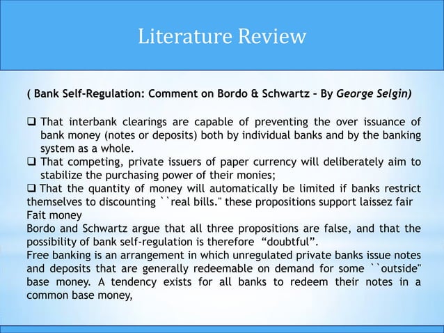 Regulation of Commercial Banks | PPT