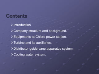 SUMMER TRAINING @CHIBRO BY AAKASH | PPTX