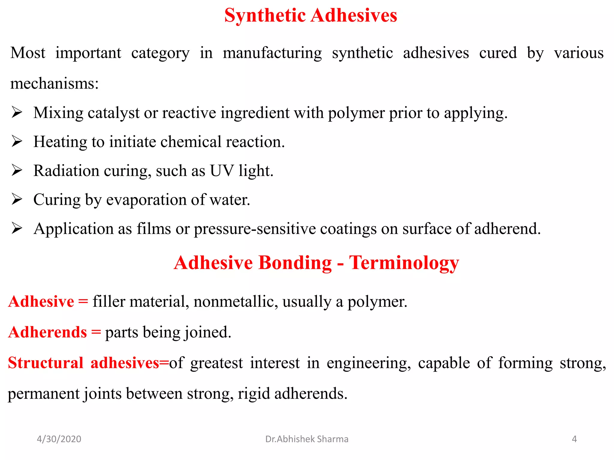 As adhesive bonding process | PDF