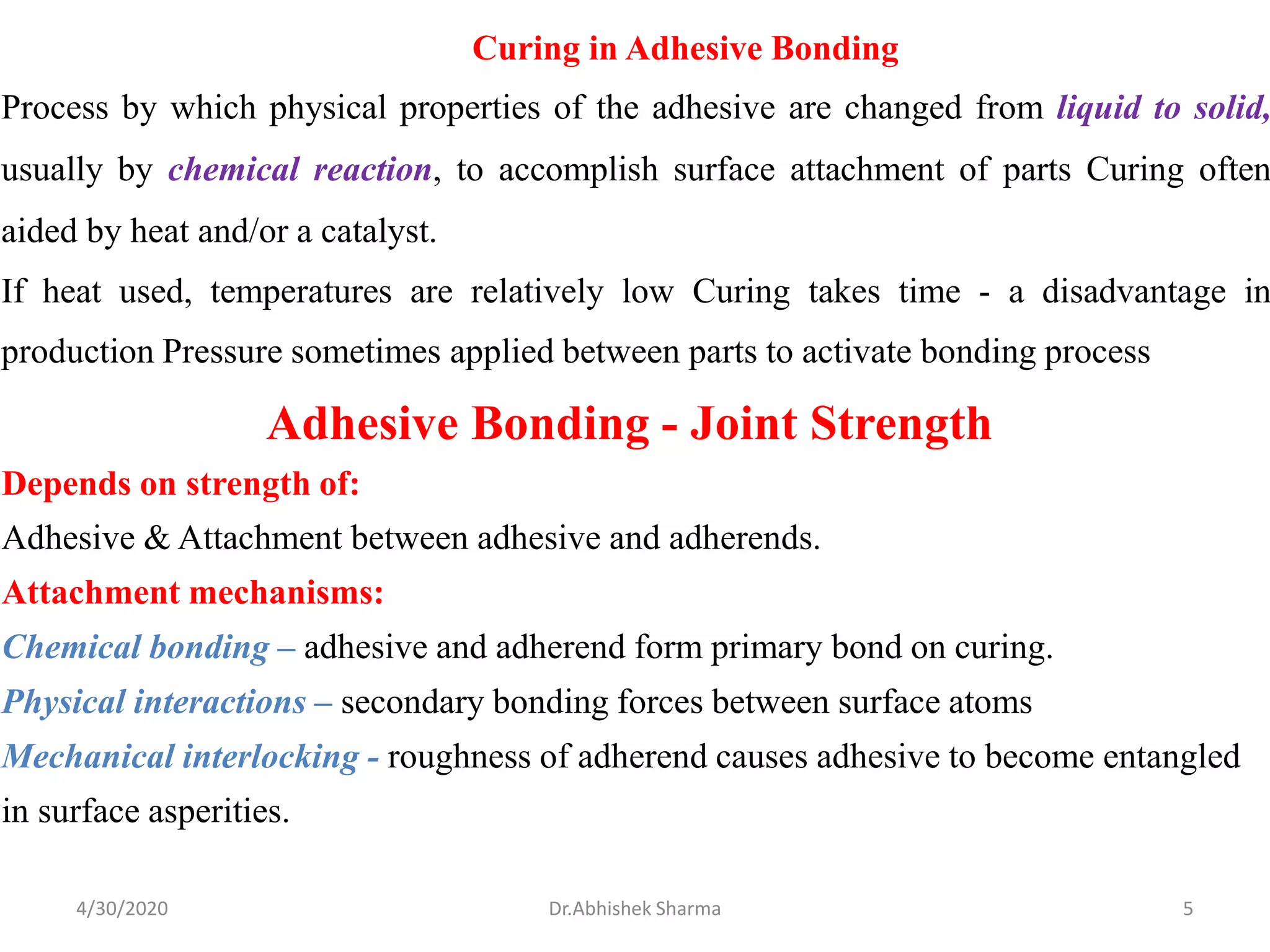 As adhesive bonding process | PDF