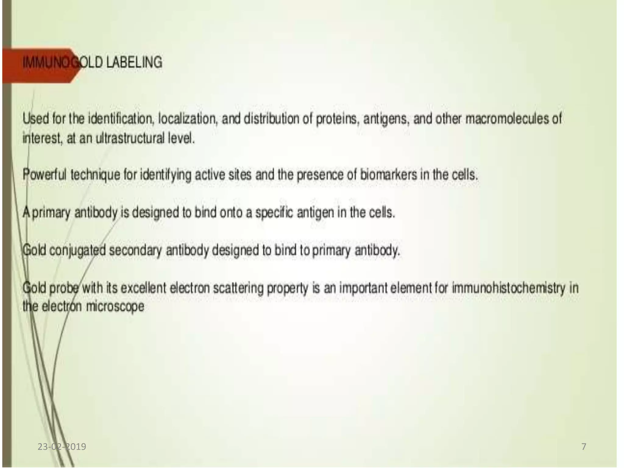 Immunoelectron Microscopy. | PPTX